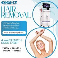 China Gomecy Professional Diode Laser Hair Removal Machine 4 Waves Laser System 1600W High Power with Sapphire Cooling for Aesthetic Beauty Clinic Equipment for sale