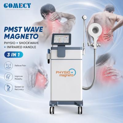 China PMST Wave Magneto Shockwave Infrared Therapy Machine 3 in 1 Physiotherapy Rehabilitation Equipment for sale