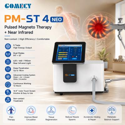 China PMST NEO Physio Magneto Therapy Machine 2 in 1 Magnetic Physiotherapy Equipment with NIRS Near Infrared System for sale