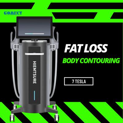 China GOMECY 7 Tesla HIEMT RF Body Sculpting Machine for Defined Abs Waist V Line and Peach Glutes for sale