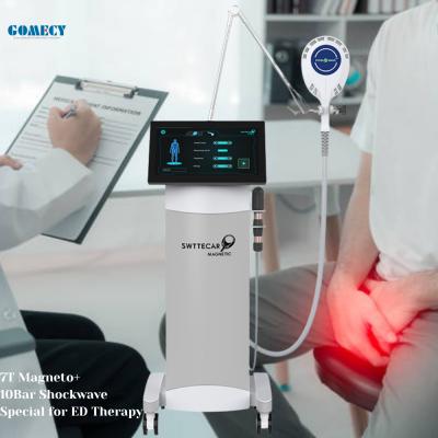 China 2 in 1 Vertical Electromagnetic & Pneumatic Shockwave Therapy Machine for Pain Relief Rehabilitation ED Treatment Physical Therapy for sale