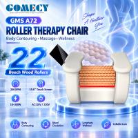 China Slimming Machine with 22 Solid Beech Wood Rolling Sticks for Effective Waist Back Hips and Legs Massage and Muscle Relaxation for sale