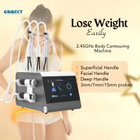 China GOMECY 2.45GHz Cold Microwave Body Contouring Machine with Three Depth Applicators and Cooling for Professional Salon Use for sale