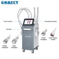 China Gomecy CRYOSKIN Body Slimming Machine Microwave Laser Therapy Equipment 2450MHz Skin Tightening Body Contouring Device With Cooling System For Cellulite Reduction Facial Skin Care Beauty Salon for sale