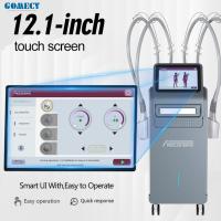 China Gomecy CRYOSKIN Body Slimming Machine Microwave Laser Therapy Equipment 2450MHz Skin Tightening Body Contouring Device With Cooling System For Cellulite Reduction Facial Skin Care Beauty Salon for sale