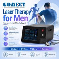 China Gomecy Latest 4 Wavelengths Diode Laser Effective Pain Relief Powerful Physiotherapy Machine Laser Therapy Machine for sale
