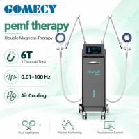 China GOMECY PMCT PEMF 687 Double Magneto Therapy Machine with Two Applicators and Air Cooling for sale