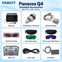 China GOMECY Multi Wavelength Diode Laser Therapy Machine 980nm 810nm 1064nm 650nm Physiotherapy Equipment for Pain Management and Rehabilitation for sale
