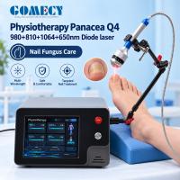 China GOMECY Multi Wavelength Diode Laser Therapy Machine 980nm 810nm 1064nm 650nm Physiotherapy Equipment for Pain Management and Rehabilitation for sale