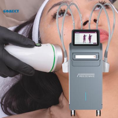 China GOMECY 2.45GHz Freezewave Body Shaping Equipment Cool Fat Dissolve Skin Firming 685nm Laser Physical Therapy 12.1 Inches Machine for sale