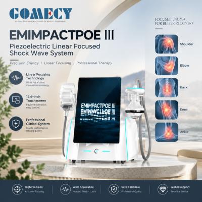 China Shockwave Therapy Machine Featuring Linear Focal Zone and Dual Layer Piezoelectric Design for Enhanced Acoustic Wave Focus for sale