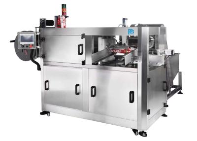 China Bottle Hot Air Round Bottle Shrink Sleeve Machine Automatic SUS304 Applicator for sale