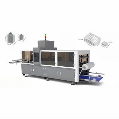 China 4KW/H 1 Ltr Water Bottle Packing Machine Fully Automatic Case Packer Custom for sale