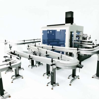 China Fully Automatic Bottling Machine with Robotic Arm and PLC Control System for High-Efficiency Packaging for sale