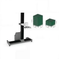 China Automated Bag Stacker Machine with 2000mm Max Stacking Height, Stainless Steel SUS304 Frame, and PLC Touchscreen Control for sale