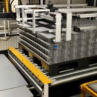 China High Speed Bottle Palletizer with PLC Control and Versatile Design for Automated Palletizing for sale
