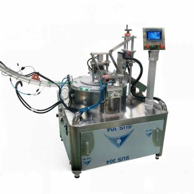 China Fully Automatic Cap Assembly Machine Featuring Multi Station Turntable and High Precision Enclosed Cam Indexing Unit for Bottle Cap Separation for sale