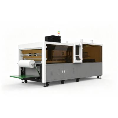 China Fully Automatic PE Film Sleeve Packing Machine with PLC Touch Screen Control for 10,000 Bottles Per Hour for sale