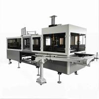 China Automatic Bottle Packing Machine With Intelligent Multi Layer Packaging And Conveyor System for sale