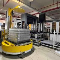 China Fully Automatic Bottle Palletizer Machine, Capacity 6,000–10,000 Bottles Per Hour For PET Plastic & Glass Bottles for sale