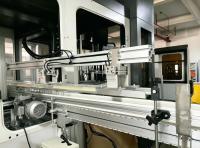 China Automatic Bottle Palletizer with High-Speed Stacking PLC Control System and Integrated Stretch Wrapping for sale