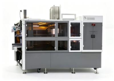 China Two-layer Packaging Machine With Two Sets of Independent Equipment For Milk Bottle Packaging for sale