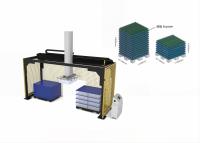 China Automated SUS304 Plastic Bag Stacker Machine 2000mm Double Station 220V for sale
