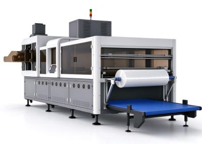 China Fully Automatic Bottle Packaging Machine, Integrated Roll Film Bagging Machine for 100ml-5L Plastic Empty Bottles for sale
