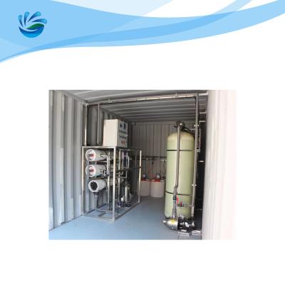 China Industrial Mobile Reverse Osmosis System Water Treatment Container Purifier for sale