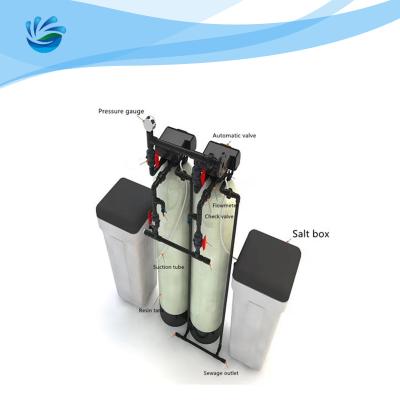 China Dual Water Softener 20TPH Water Treatment System for sale