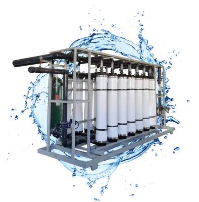 China 60TPH Carbon Steel UF Membrane Water Purifier With Ultrafiltration System for sale