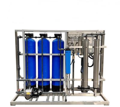 China 1.5KW SS / FRP Tank  Reverse Osmosis System Water Treatment Equipment 500L/h for sale