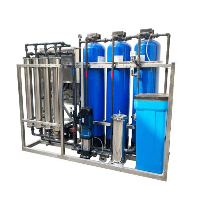 China 1TPH FRP Pure Water Reverse Osmosis Equipment Purifying Machine for sale