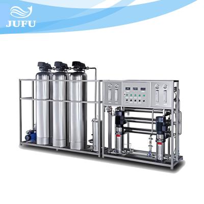China 1000L/H Double Stage RO Water Purification Machine For Food Production for sale