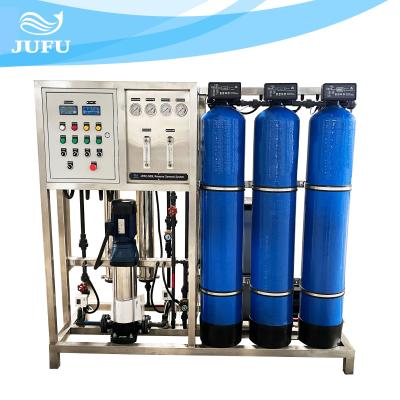 China Drinking Water Reverse Osmosis Purification System 500LPH Mineral Filter Treatment Machine for sale