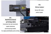 China OEM Solder Paste Dispenser Machine HWGC Semiauto Solder Stencil Printer for sale