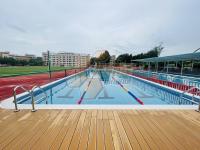 China Modular Zn-Al-Mg Steel Prefabricated Training Swimming Pool for Schools - 25-50 Meter Options for sale