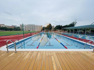 China Modular Zn-Al-Mg Steel Prefabricated Training Swimming Pool for Schools - 25-50 Meter Options for sale