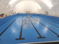 China Intelligent PVC Above Ground Swimming Pool with Zn-Al-Mg Steel Frame - 50×25×2M or 25×20×2M Sizes - Self-Stabilizing Design for sale