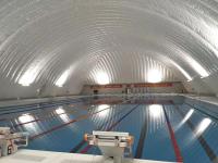 China Indoor Gyms Leisure Swimming Pool 50×25×2M with Quick Setup & Zn-Al-Mg Steel Construction for sale