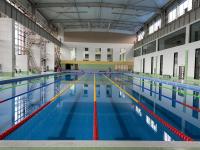 China Zn-Al-Mg Steel Above Ground Swimming Pool 50×25×2M with 5-Side Thermal Insulation and Anti-Drowning Safety Design for sale