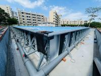 China OEM Reusable Above Ground Swimming Pool - Zn-Al-Mg Steel Frame with 50-Year Service Life and 2M Depth for sale