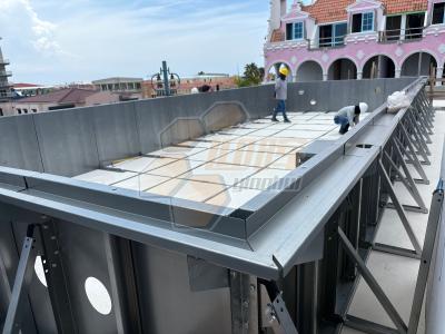 China Custom Zn-Al-Mg Steel Competition Swimming Pool 25-28°C with Starting Blocks - Professional Grade for sale