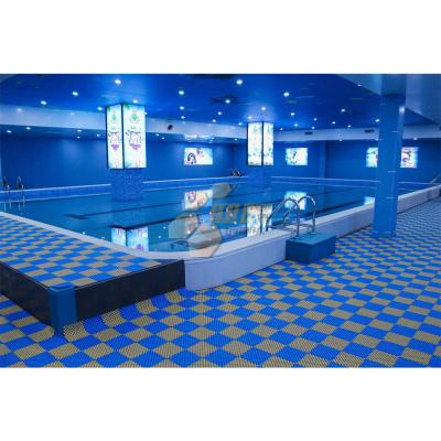 China Temporary Prefab Above Ground Swimming Pool 50×25×2m with Zn-Al-Mg Steel Structure and 15-Year Warranty for sale