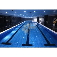 China 25M Prefab Competition Swimming Pool 50×25×2M Size with 2000MM Depth and 15-Year Warranty for sale