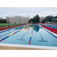 China 2M Depth Prefab Competition Swimming Pool 50×25×2M Zn-Al-Mg Steel Above Ground Pool with 15-Year Warranty for sale
