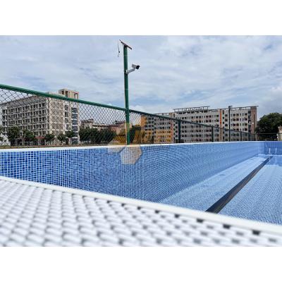 China Custom Prefabricated Outdoor Zn-Al-Mg Steel Competition Swimming Pool 50×25×2M with 15-Year Warranty for sale
