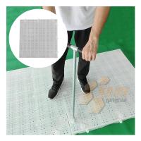 China N-02 Interlocking Turf Protection Floor Mats 100x100cm HDPE Outdoor Event Flooring for sale