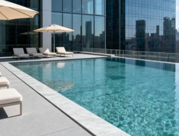 China Competition Swimming Pool Kit Zn-Al-Mg Steel 50x25x2M Fast Assembly for sale