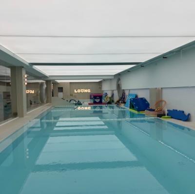 China Competition Swimming Pool Zn-Al-Mg Steel Frame 50x25x2M Fast Assembly for All Environments for sale